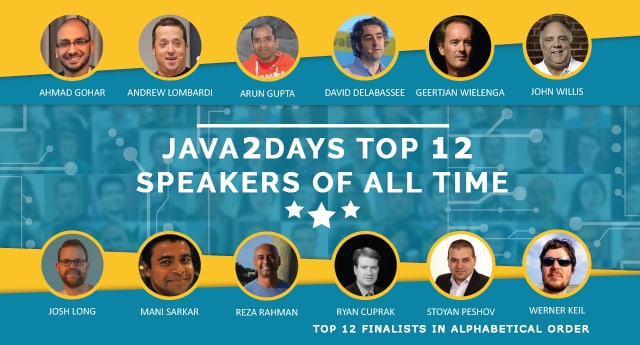 Java2Days Speakers of All Time: Top 12 Tech Gurus Revealed – Java2Days 2019